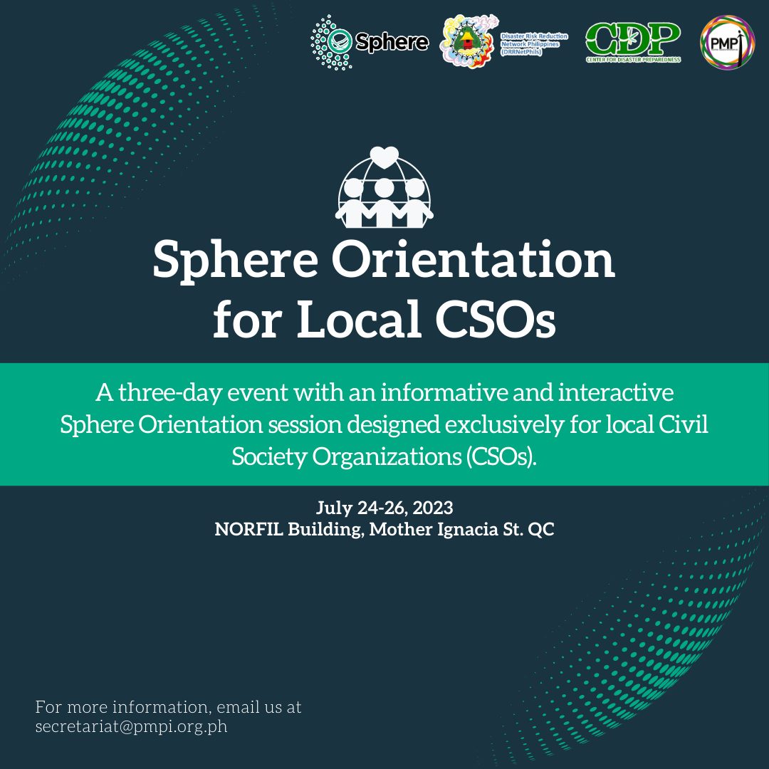 Spear Orientation for Local CSOs – PHILIPPINE MISEREOR PARTNERSHIP INC